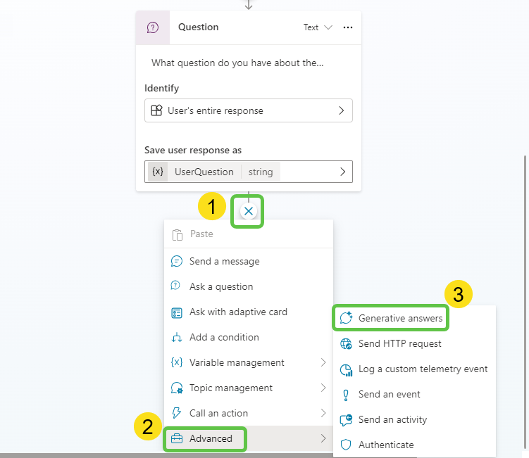 Building a Project Assistant Copilot using Generative AI & SharePoint as Knowledge Source