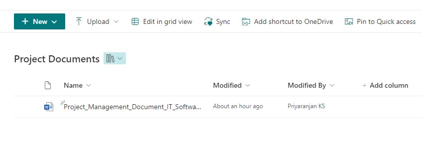 Building a Project Assistant Copilot using Generative AI & SharePoint as Knowledge Source