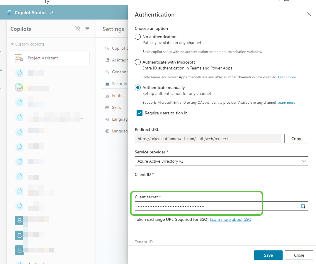 Building a Project Assistant Copilot using Generative AI & SharePoint as Knowledge Source