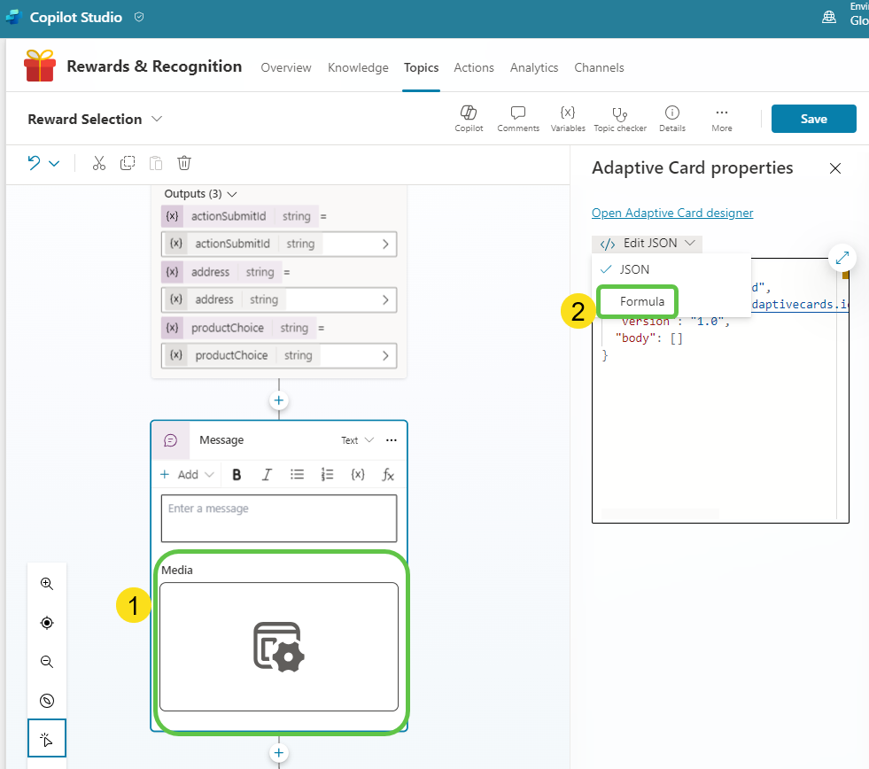 Enhancing User Experience with Adaptive Cards in a Rewards ...