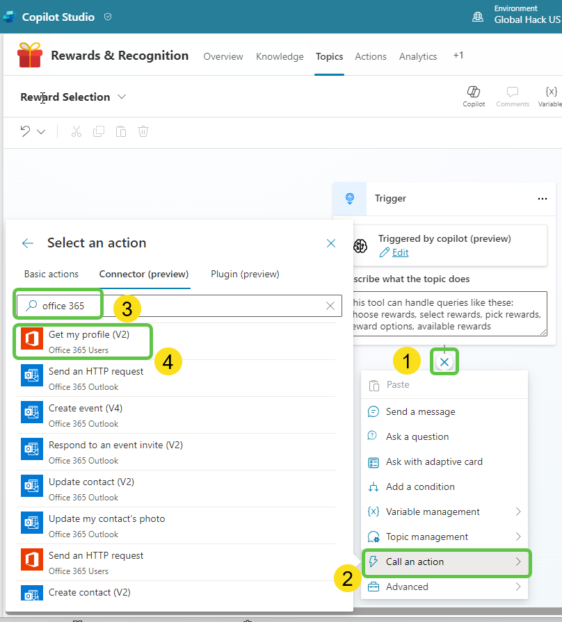 Enhancing User Experience with Adaptive Cards in a Rewards & Recognition Copilot