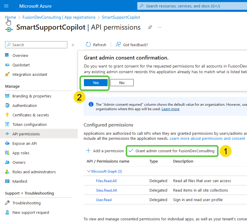 Generative AI powered Issue Resolution Copilot leveraging SharePoint and Dataverse