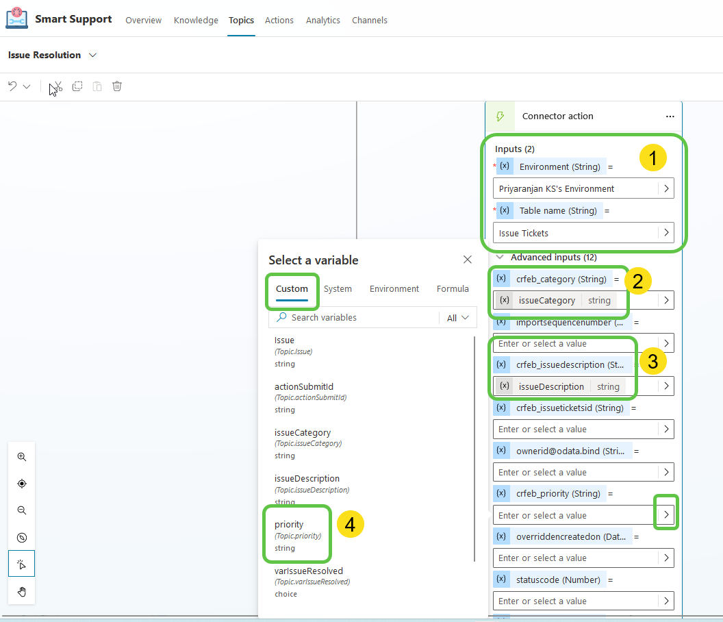 Generative AI powered Issue Resolution Copilot leveraging SharePoint and Dataverse