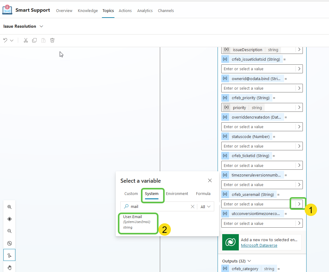 Generative AI powered Issue Resolution Copilot leveraging SharePoint and Dataverse
