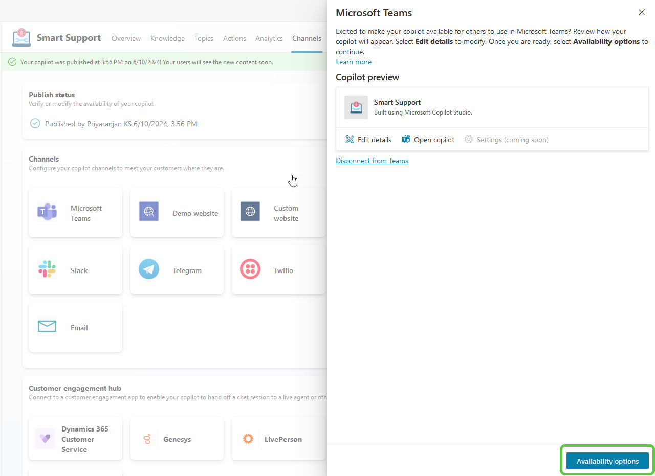 Generative AI powered Issue Resolution Copilot leveraging SharePoint and Dataverse