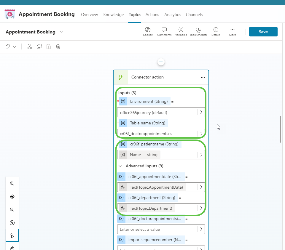 Multilingual Doctor Appointment Copilot built with Microsoft Copilot Studio