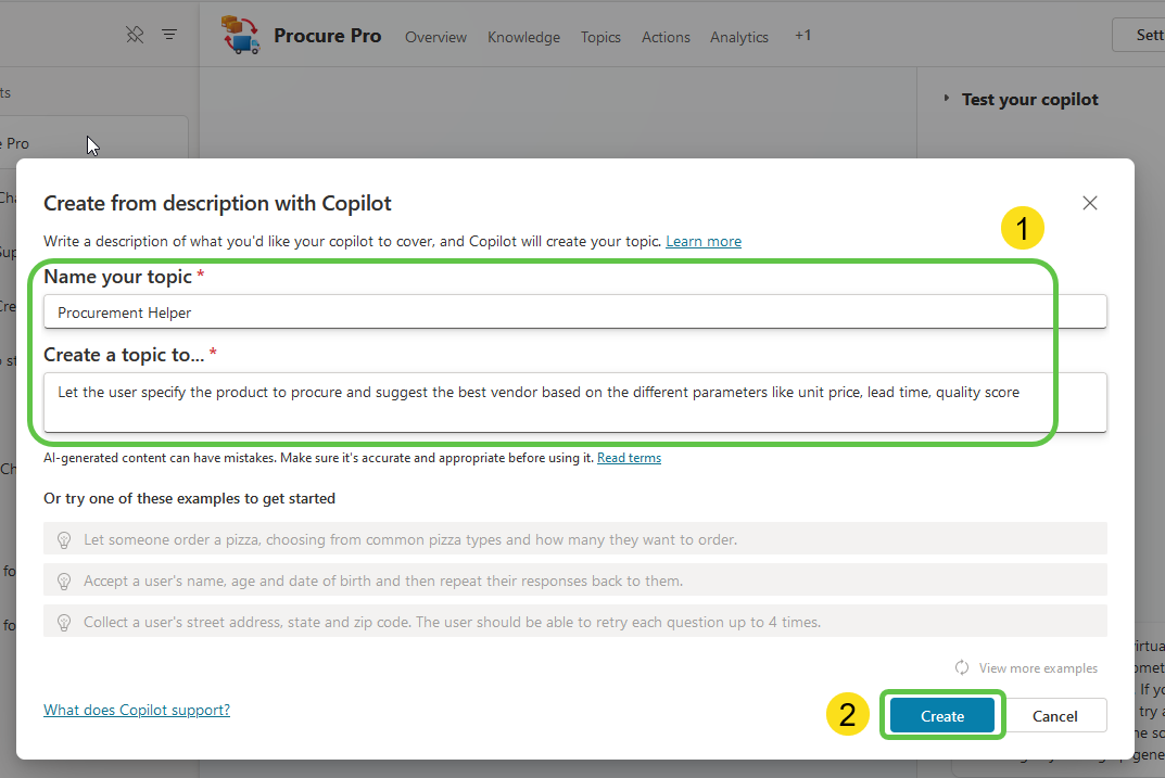 Creating a Smart Supply Chain Vendor Selection Copilot with AI Prompt ...