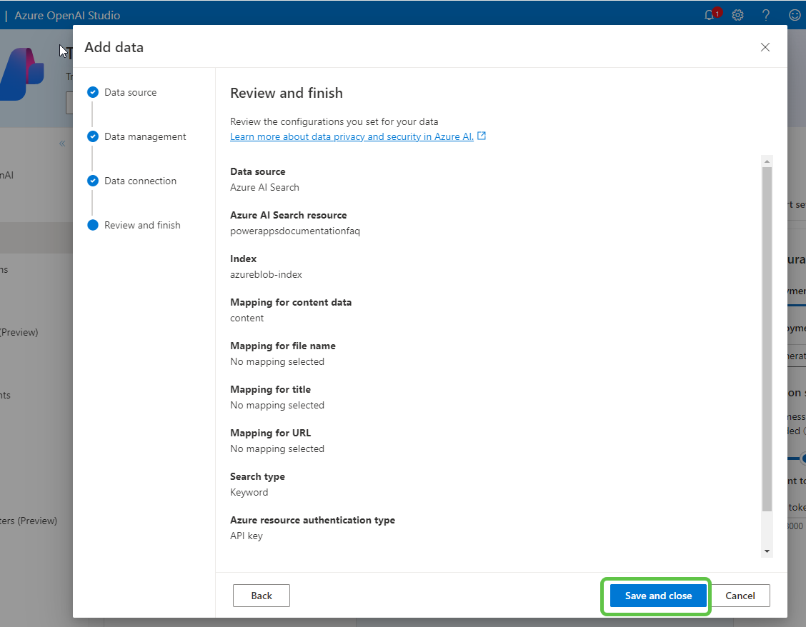 Connect Your Data To Azure Openai For Generative Answers In Copilot